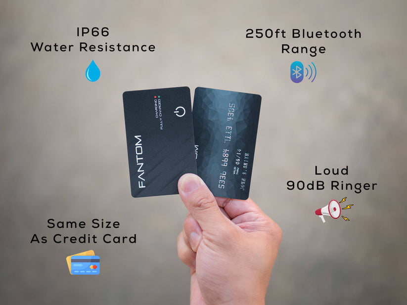 Rechargeable Tracker Card – Fantom Wallet | Quick Access Minimalist ...