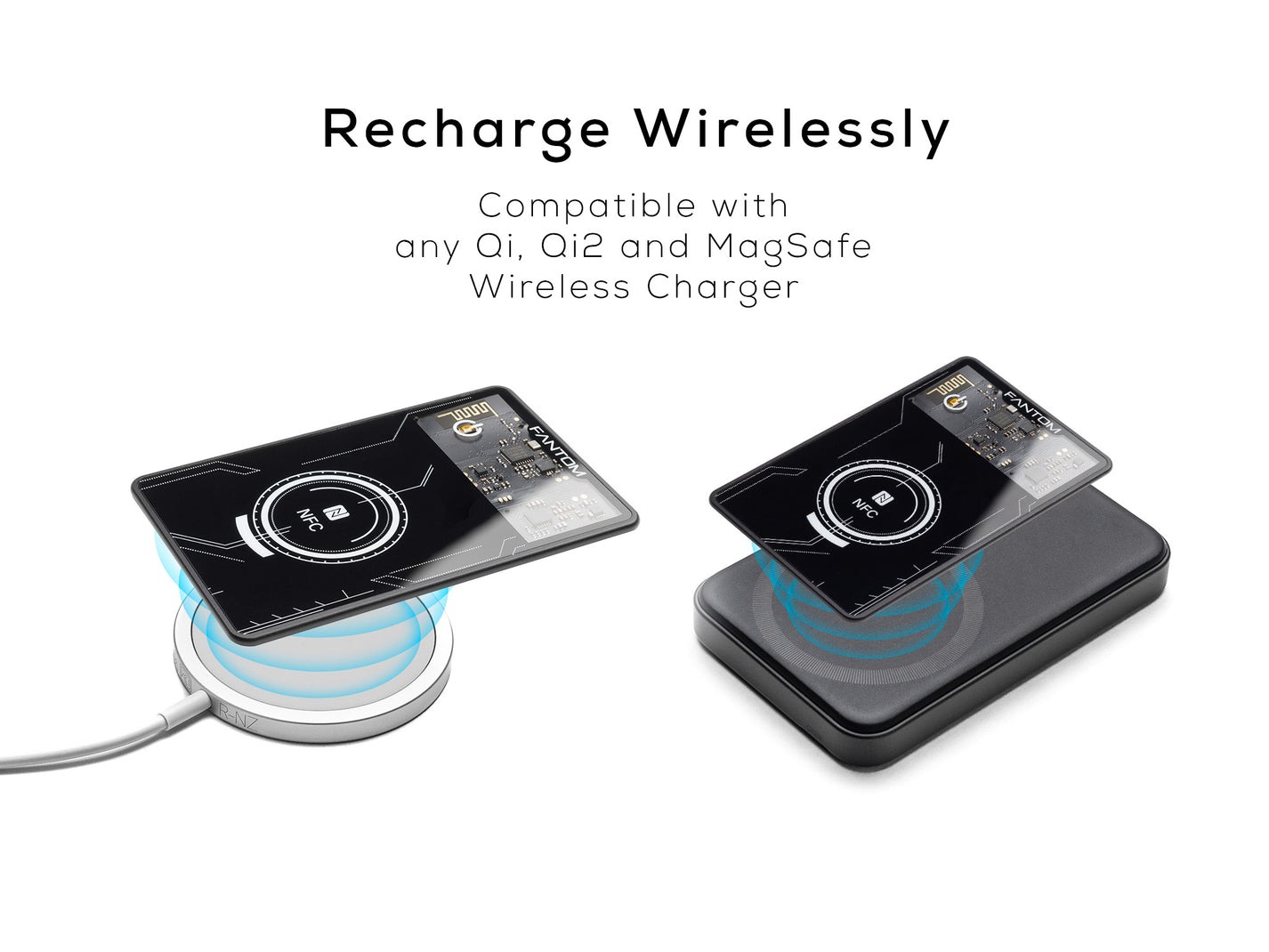 Rechargeable Tracker Card – Fantom Wallet | Quick Access Minimalist ...