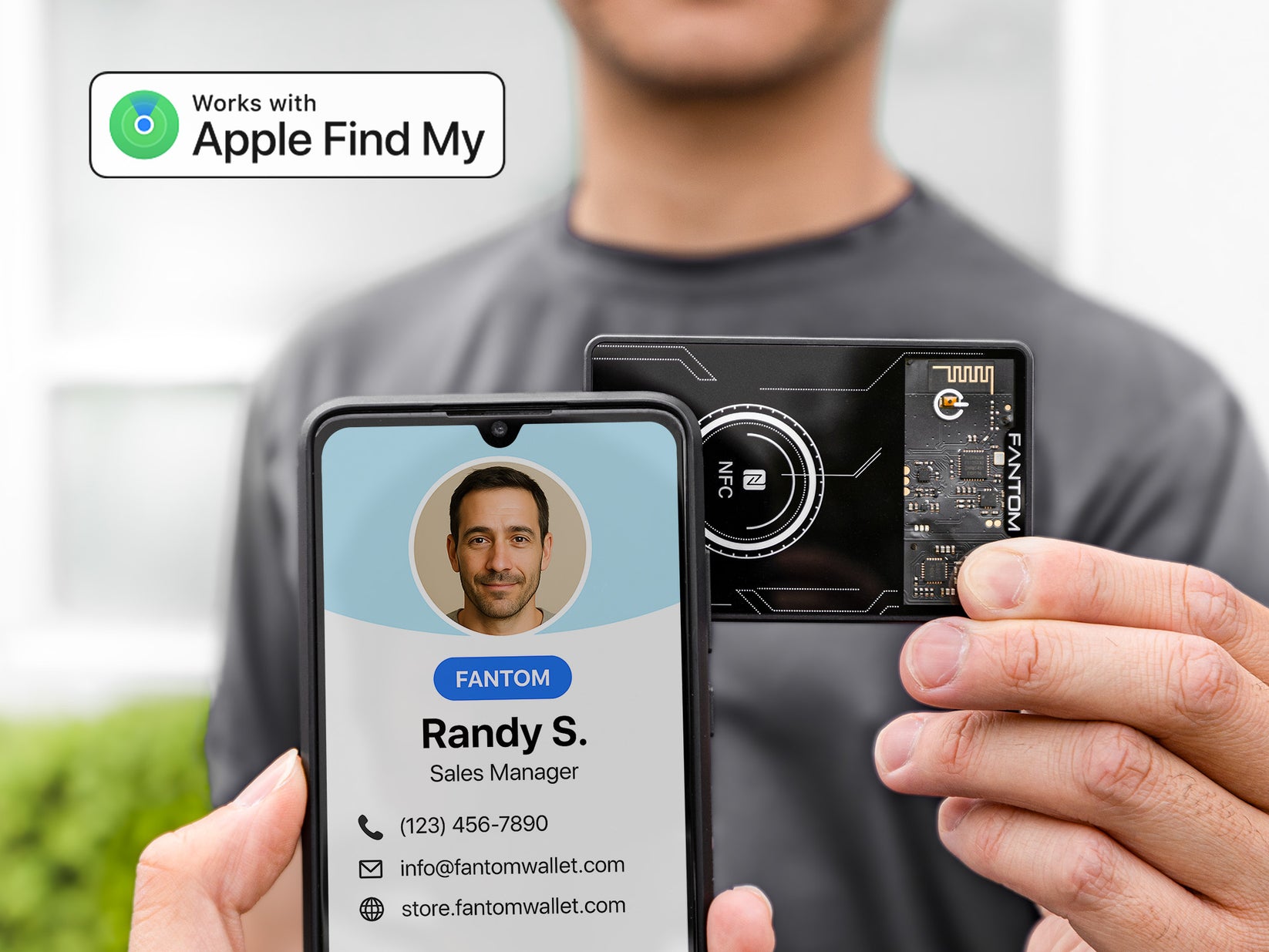 Rechargeable Tracker Card – Fantom Wallet | Quick Access Minimalist ...